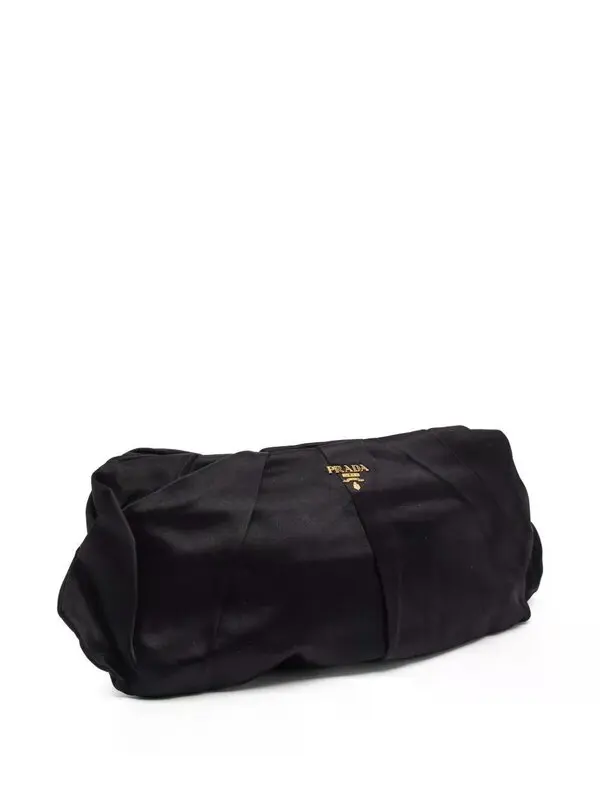 Prada Pleated Frame Clutch Bag