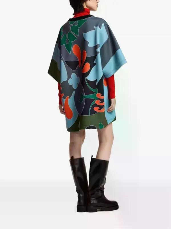 Essentiel Antwerp Floral-print Mini T-shirt Dress - Grey