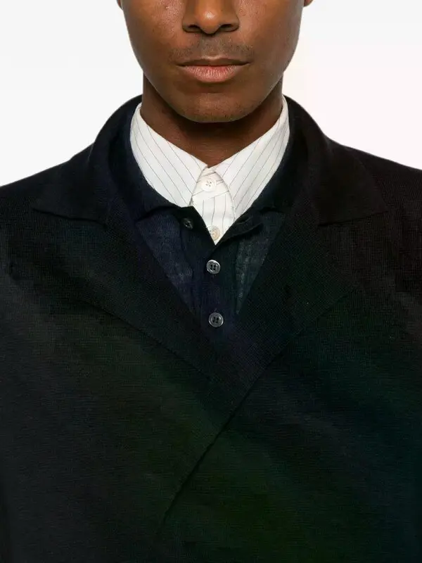 Tagliatore Double-breasted Knit Jacket