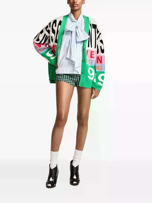 Essentiel Antwerp Kreezer Numeric-motif Cardigan