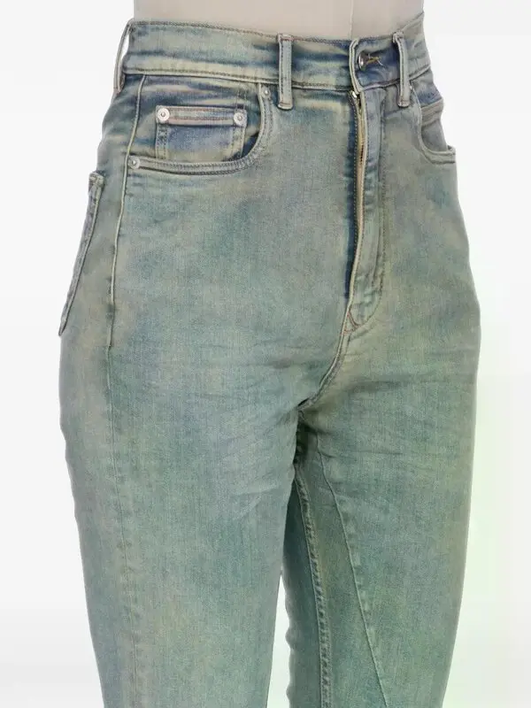 Rick Owens High-waisted Flared Jeans - Blue