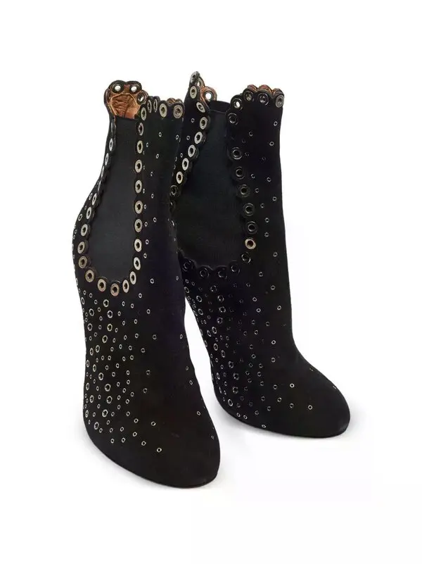 Alaïa Gomet Laser-cut Ankle Boots