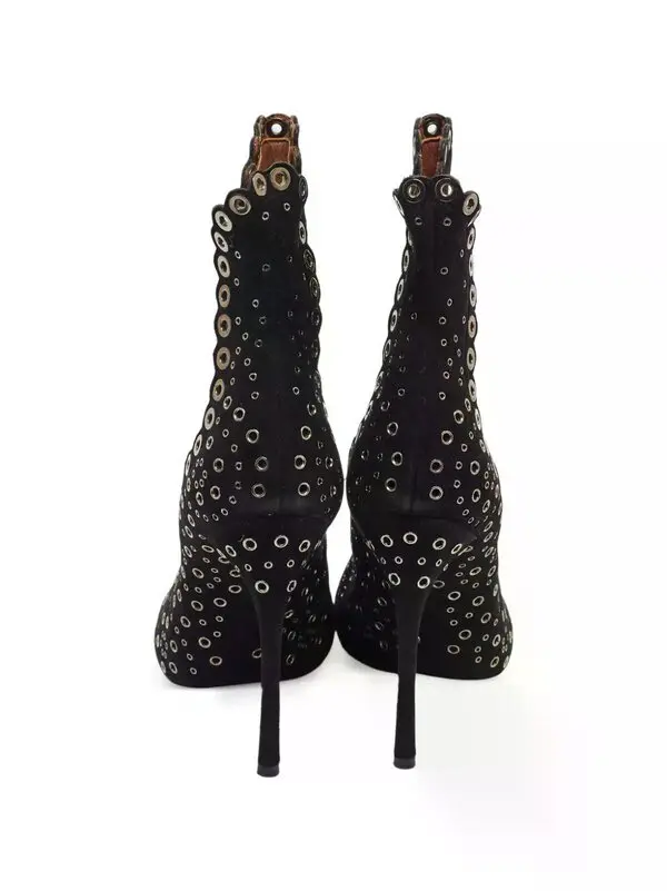 Alaïa Gomet Laser-cut Ankle Boots