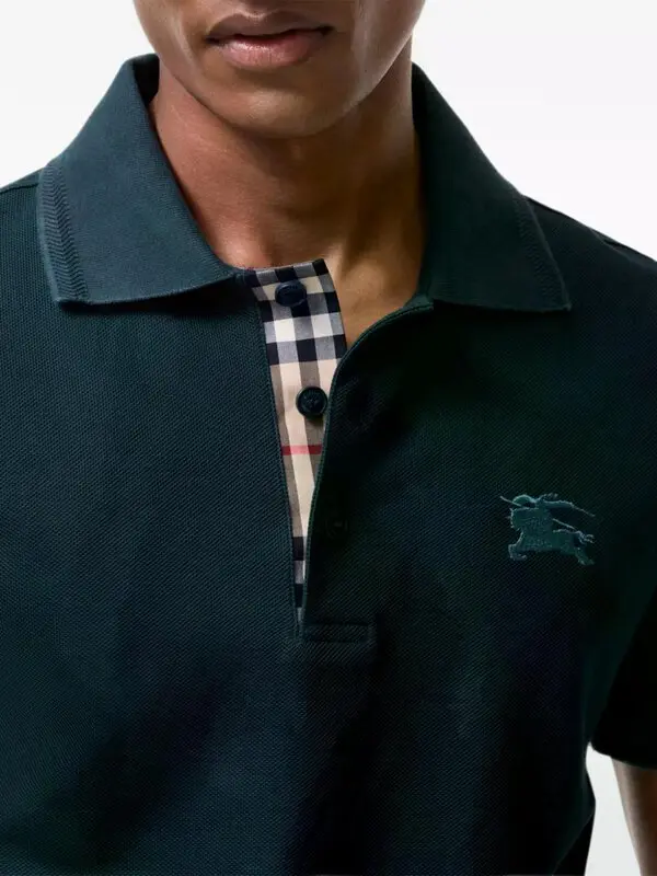 Burberry Cotton Polo Shirt - Green