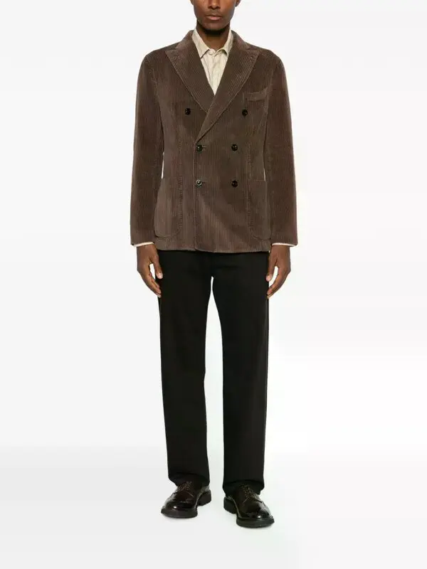 Boglioli Double-breasted Corduroy Jacket