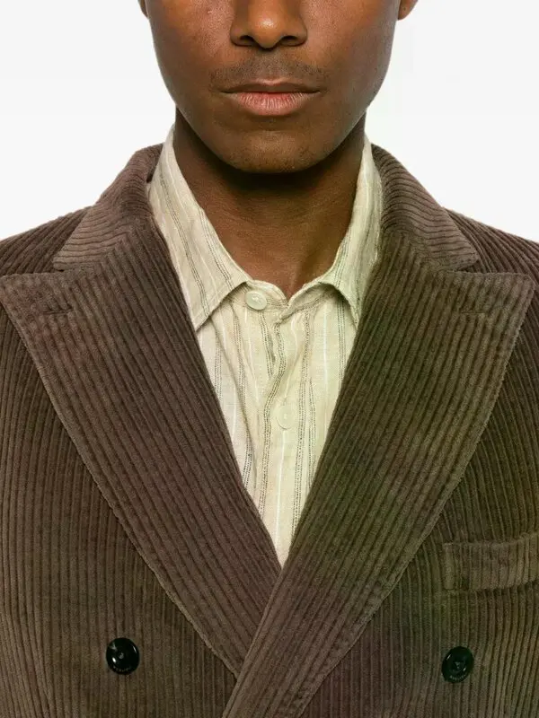 Boglioli Double-breasted Corduroy Jacket