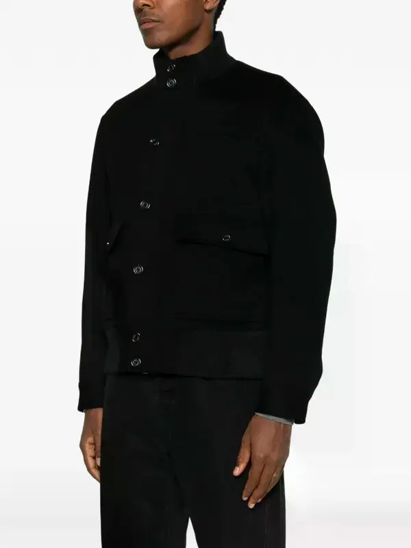 LARDINI Button-up Bomber Coat
