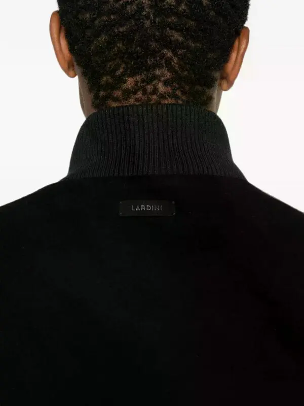 LARDINI Button-up Bomber Coat
