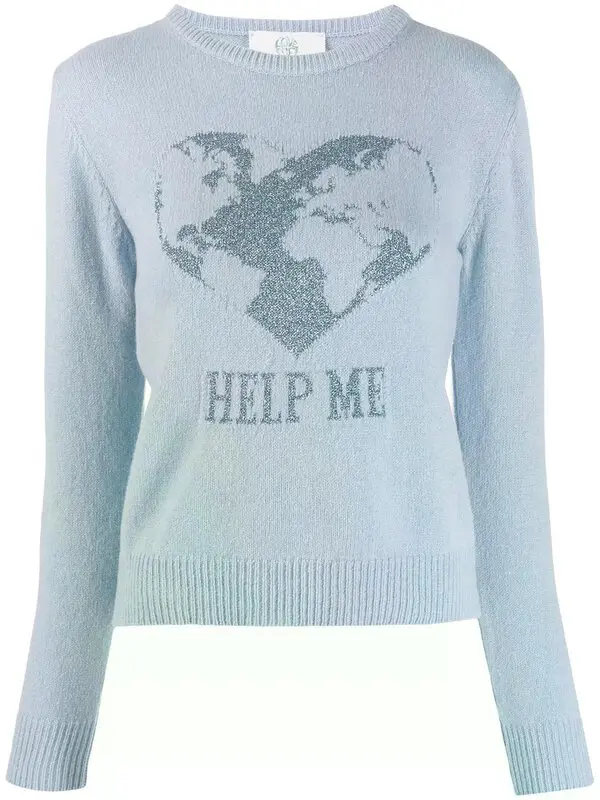 Alberta Ferretti Help Me Jumper - Blue