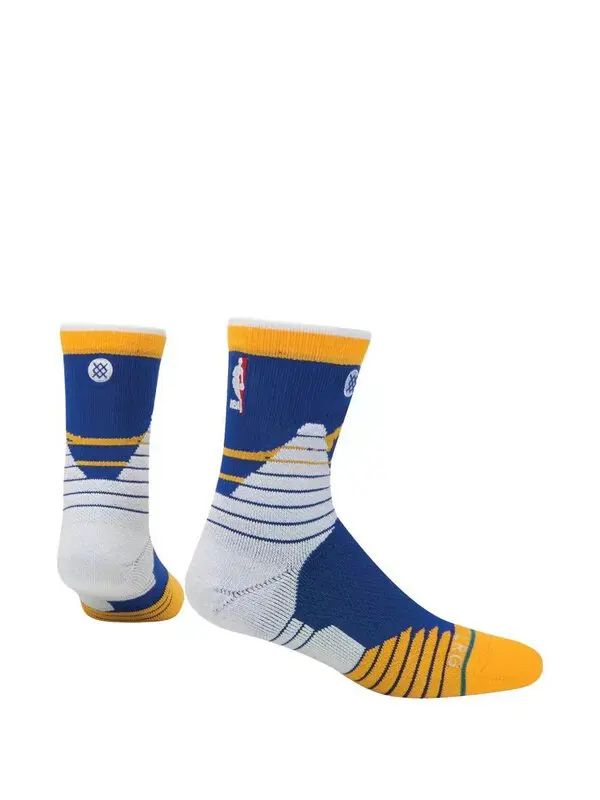 Stance Nba Golden State Warriors Crew Socks - Blue