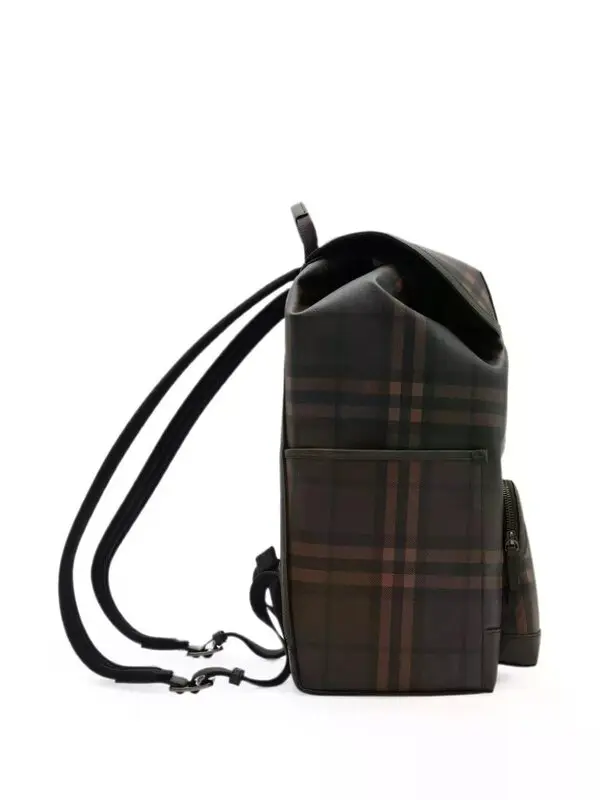 Burberry City Check Clip Backpack