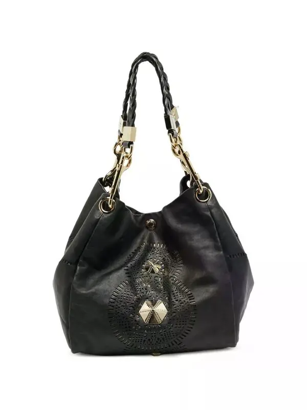 JIMMY CHOO Lohla Shoulder Bag - Black