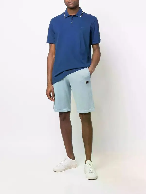 Paul & Shark Jersey Logo-patch Shorts
