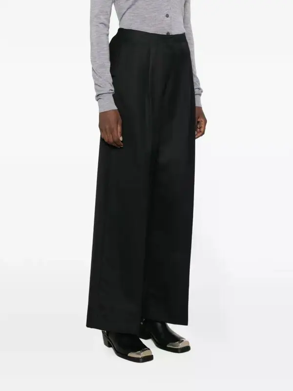Simone Rocha Bow-detail Wide-leg Trousers