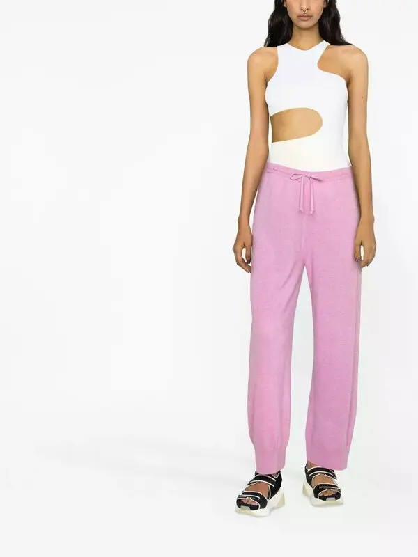 Stella McCartney Drawstring Knitted Trousers - Pink