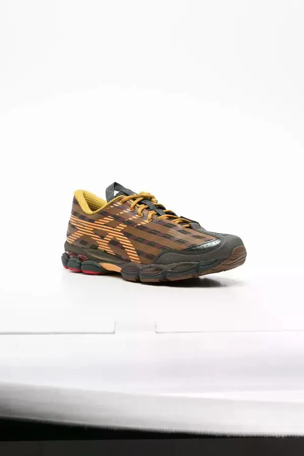 Asics Gel S Check-pattern Lace-up Sneakers