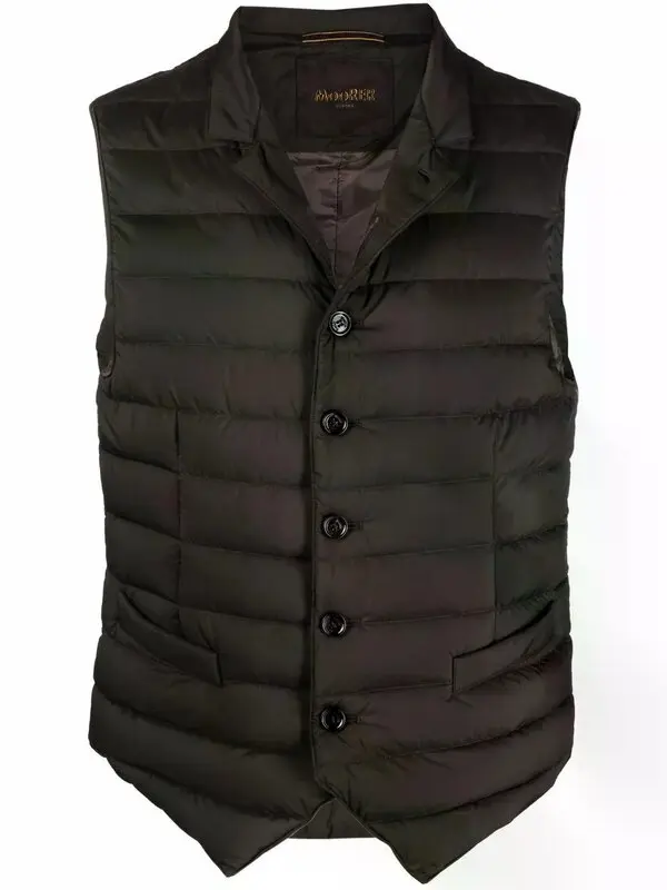 MOORER Padded Sleeveless Jacket