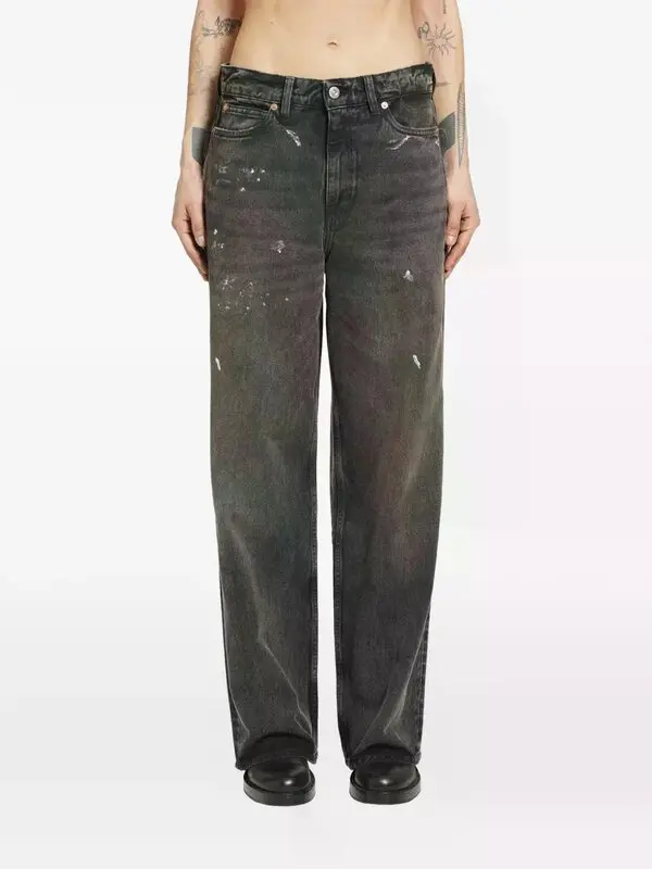 Our Legacy Full Cut Paint Jeans - Grey
