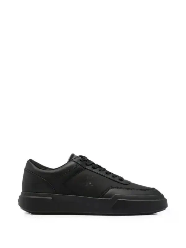 Calvin Klein Logo-print Leather Sneakers