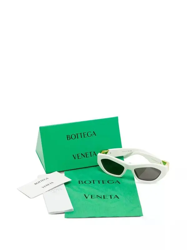Bottega Veneta Cat-eye Sunglasses With Gold-tone Hardware