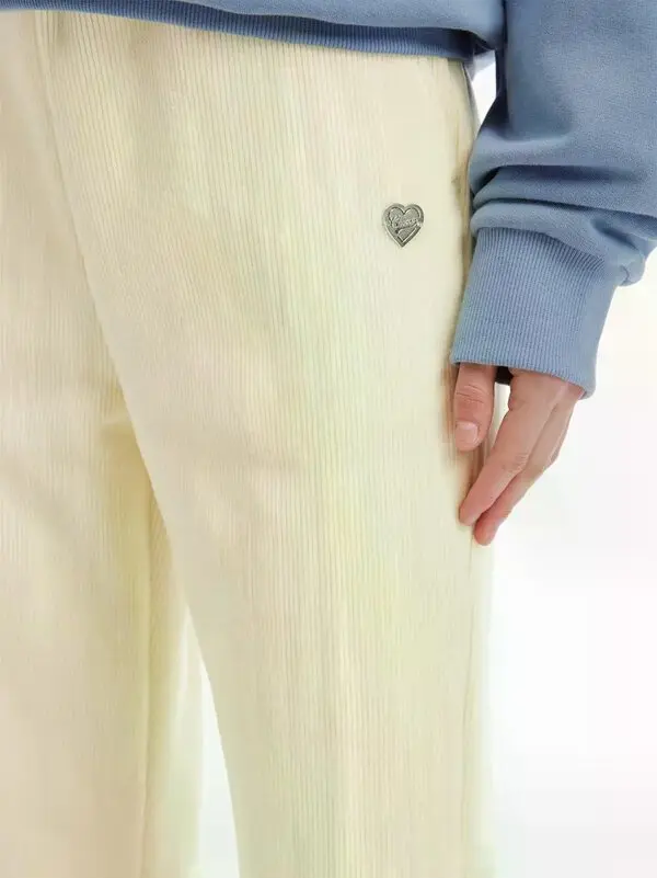 CHOCOOLATE Corduroy-effect Wide-leg Trousers