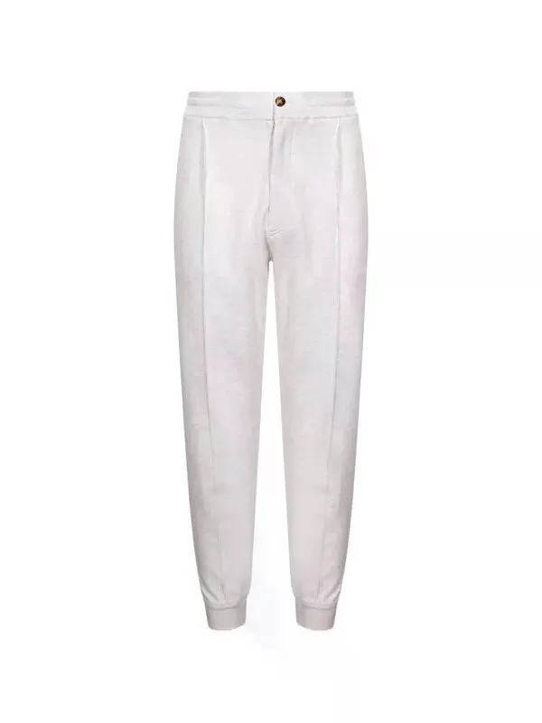 Brunello Cucinelli Techno Cotton French Terry Double Cloth Trousers