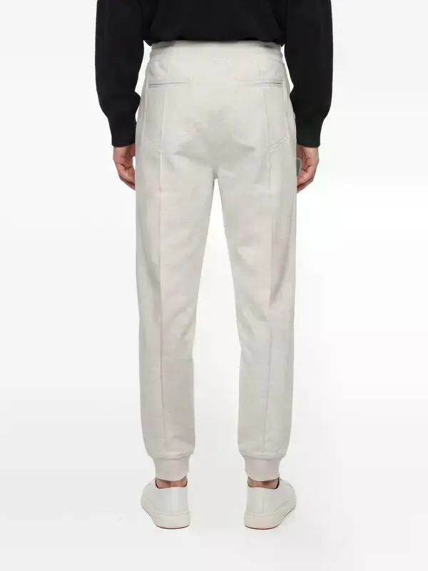 Brunello Cucinelli Techno Cotton French Terry Double Cloth Trousers