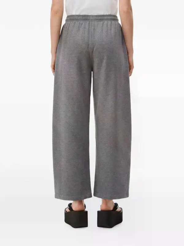 Alexander Wang Mid-rise Relaxed Logo Print Sweatpants