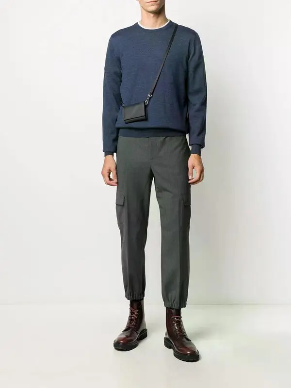 BARBA NAPOLI Crewneck Wool Jumper