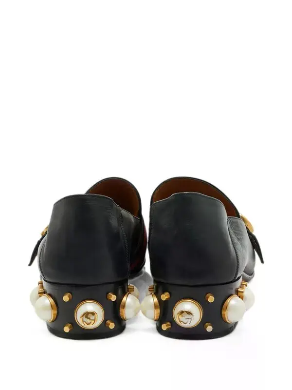 Gucci Peyton Pearl-embellished Loafers
