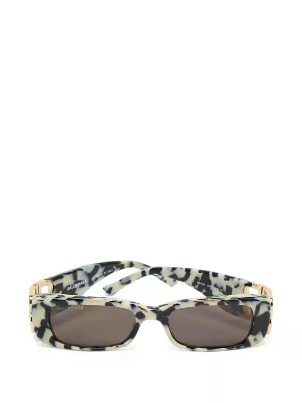 Balenciaga Dynasty Rectangle-frame Sunglasses