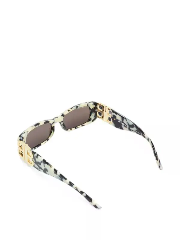 Balenciaga Dynasty Rectangle-frame Sunglasses