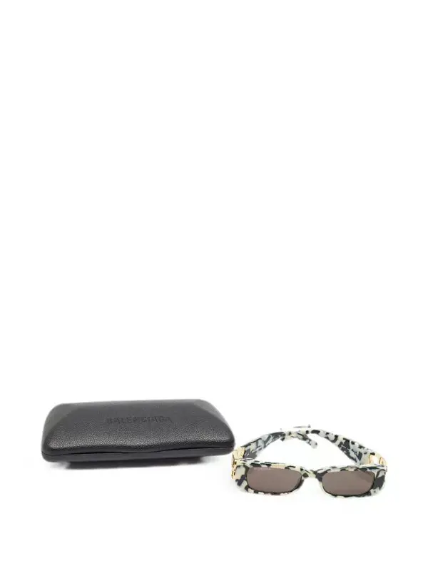 Balenciaga Dynasty Rectangle-frame Sunglasses