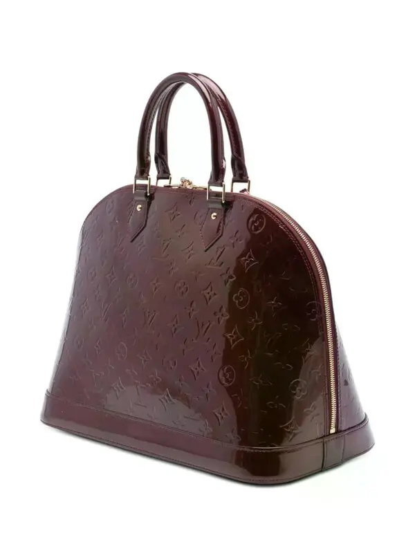 LOUIS VUITTON 2011 Monogram Vernis Alma Gm Handbag