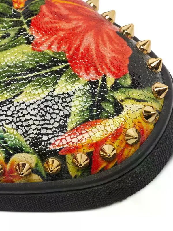 CHRISTIAN LOUBOUTIN Hawaii Pik Boat Spiked Sneakers