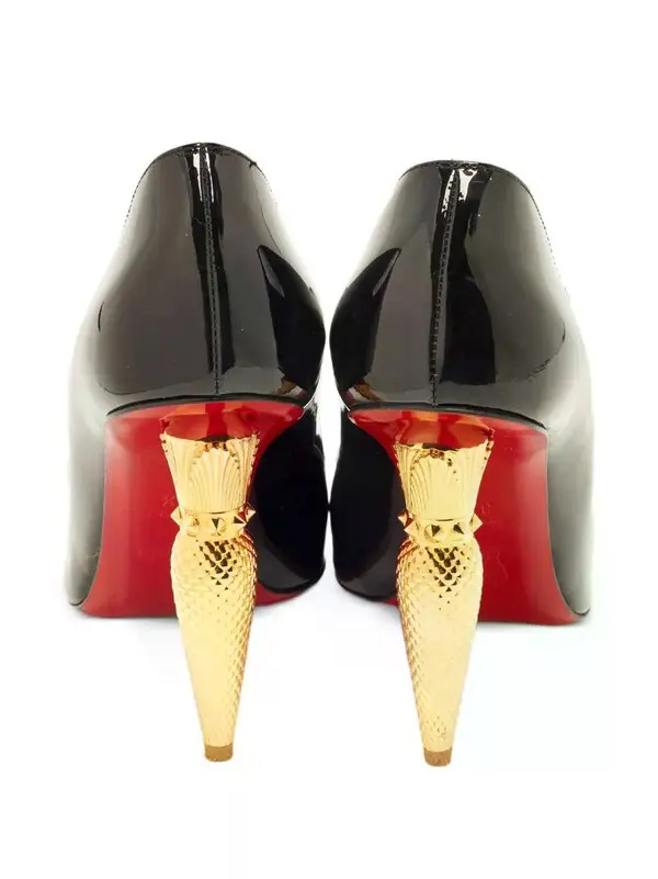 CHRISTIAN LOUBOUTIN Lipchick Patent Pointed-toe Pumps With Sculptural Heel