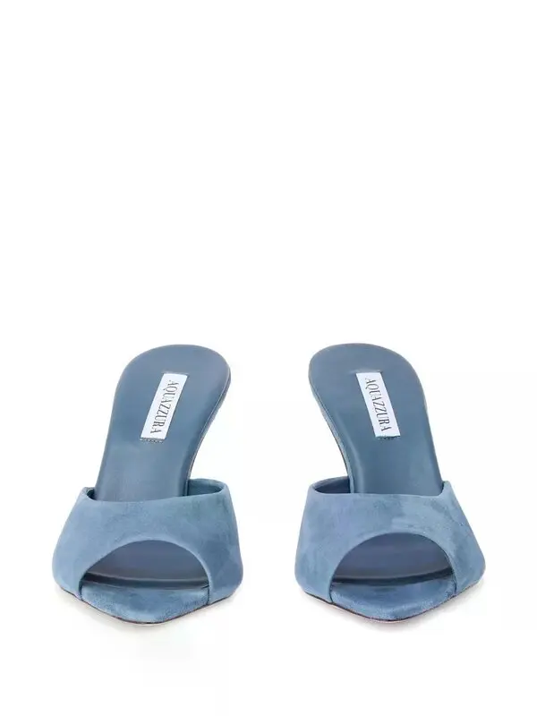 AQUAZZURA Bisous Mules 65 - Blue