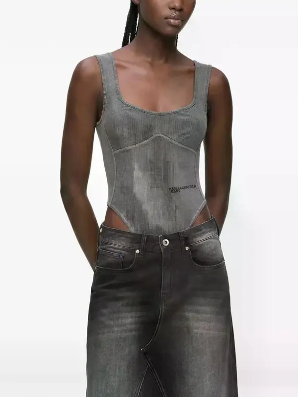 Karl Lagerfeld Washed Bodysuit