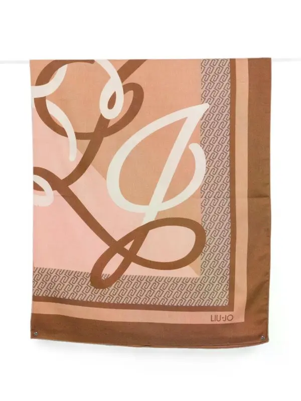 Liu Jo Logo-print Square Scarf