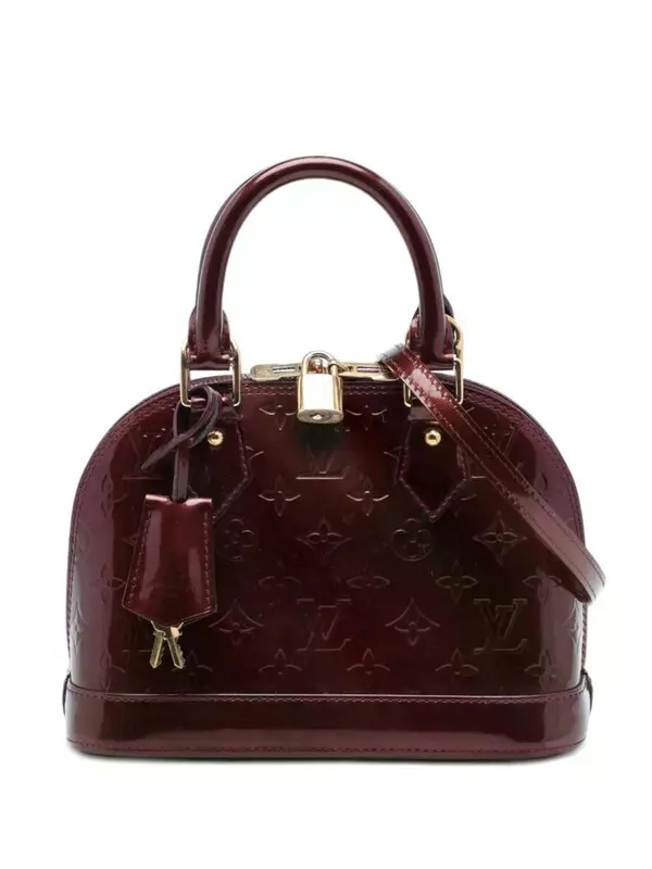 LOUIS VUITTON 2010 Monogram Vernis Alma Bb Satchel