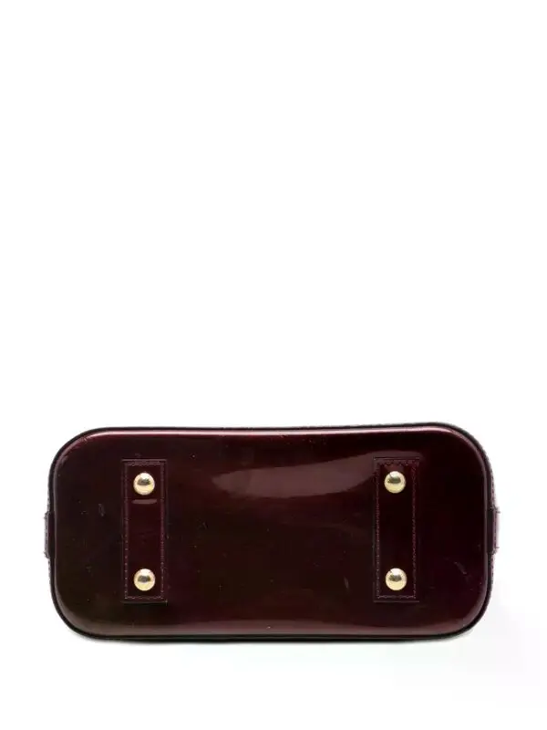 LOUIS VUITTON 2010 Monogram Vernis Alma Bb Satchel
