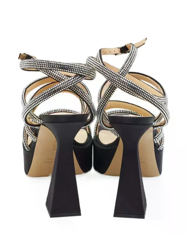 Mach & Mach Sydney Crystal-embellished Platform Sandals