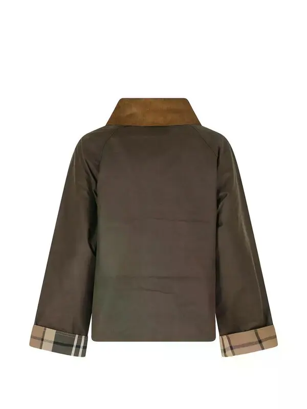Barbour Corduroy-collar Check-cuff Jacket
