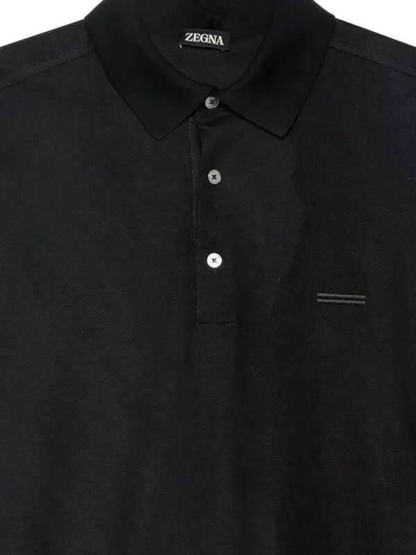 Zegna Long-sleeve Polo Shirt