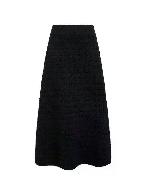 Karl Lagerfeld Faux-pearl Embellished Knitted Skirt