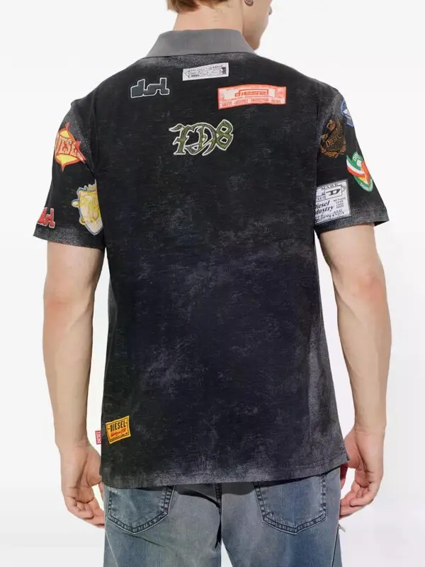 DIESEL® Patch-detail Polo Shirt
