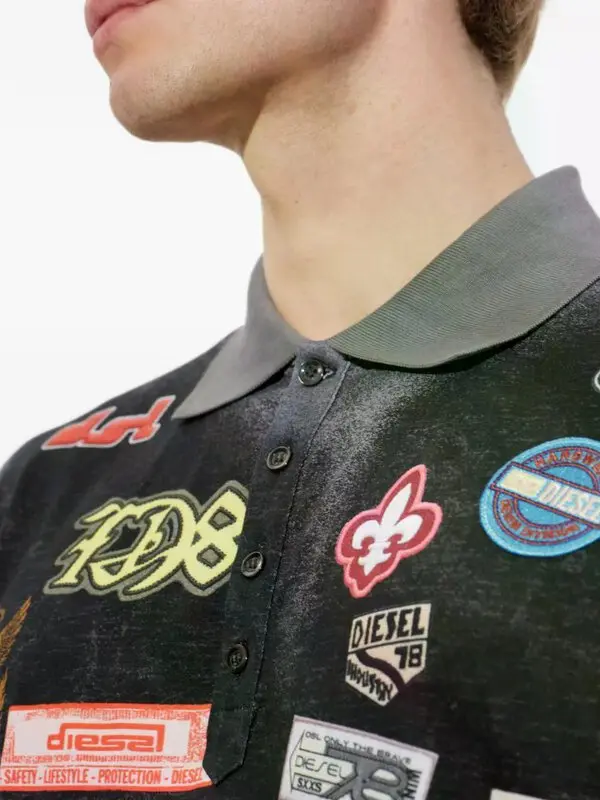 DIESEL® Patch-detail Polo Shirt