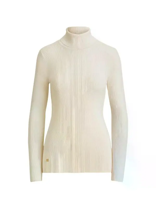 Ralph Lauren Rib-knit Turtleneck Jumper - Neutrals