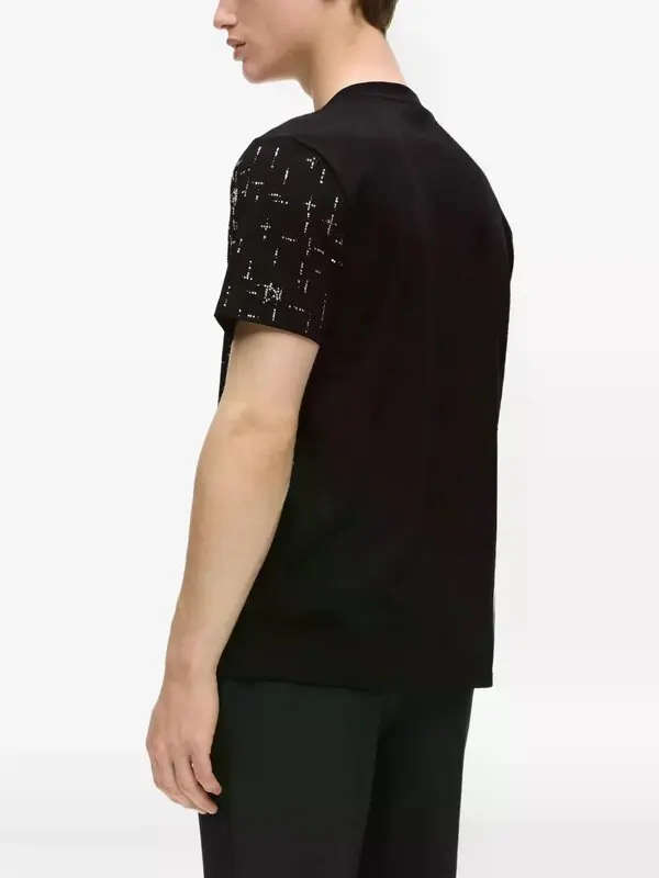 Karl Lagerfeld Monogram Rhinestone T-shirt