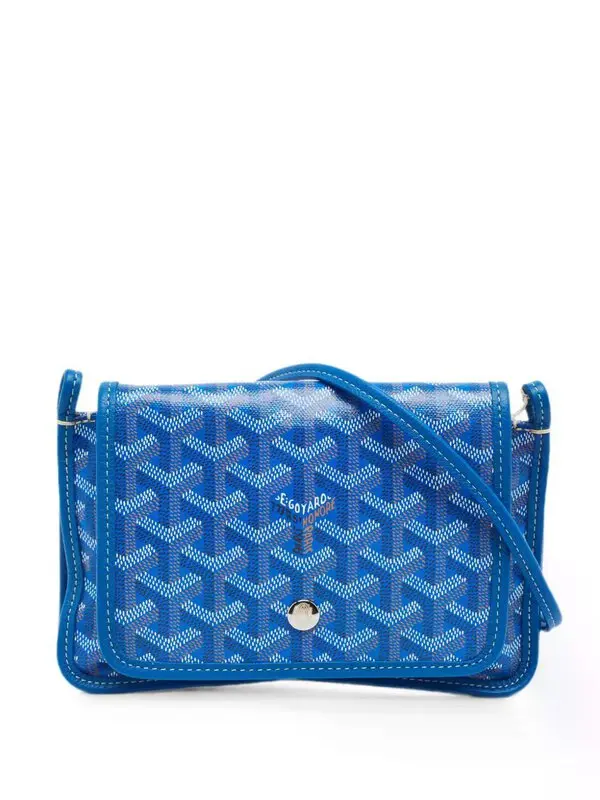 Goyard 2022 Plumet Goyardine Crossbody Bag - Blue